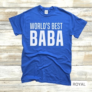Best Baba Ever Shirt, New Dad Shirt, World's Best Baba Shirt, Awesome ...