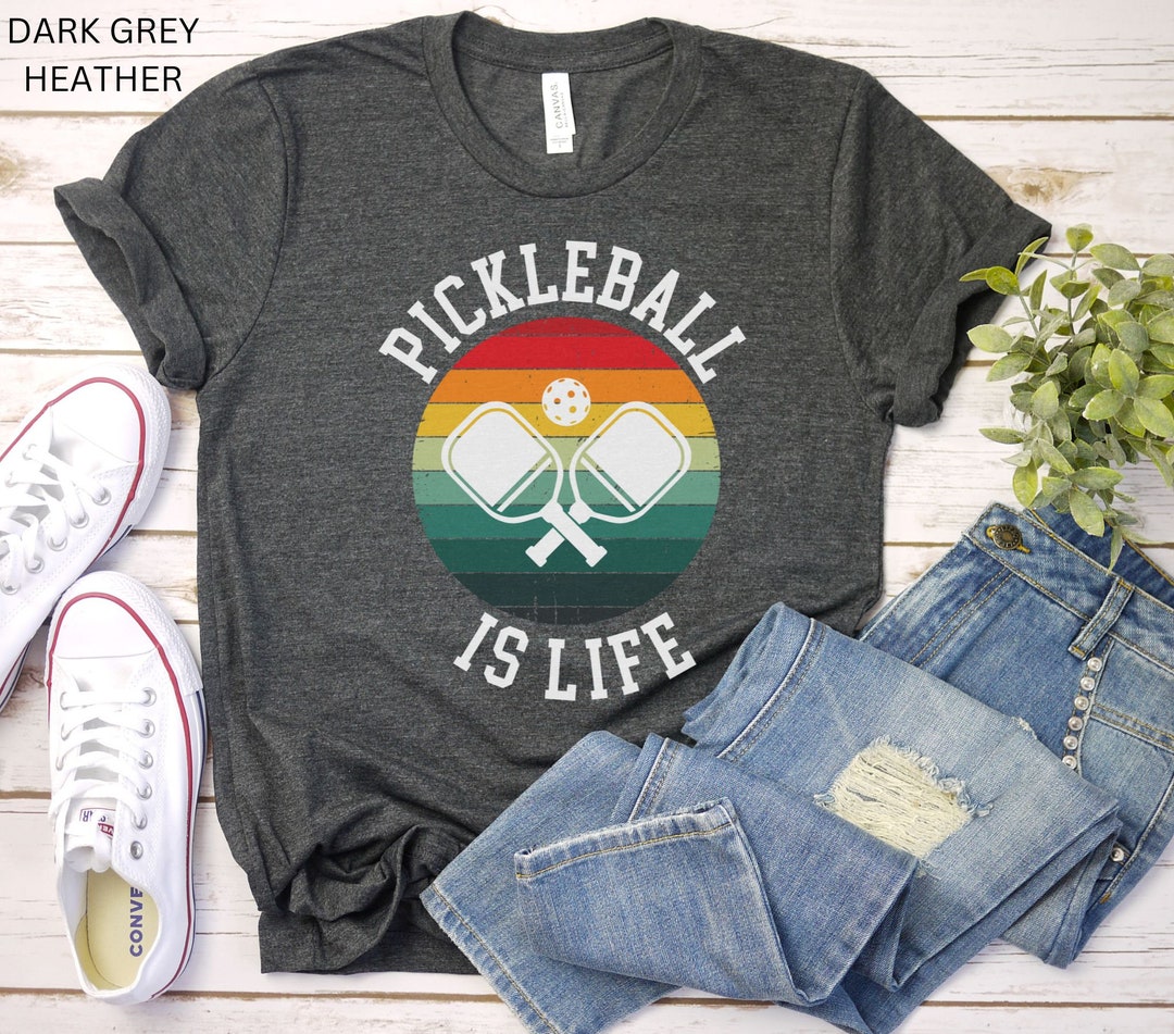 Pickleball is Life, Pickle Ball Shirt, Pickleball Gift for Women, T ...