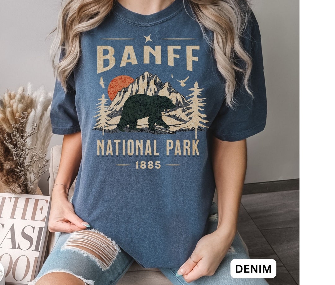 Banff National Park Shirt, Canada Shirt, Banff Shirt, Bear Shirt ...
