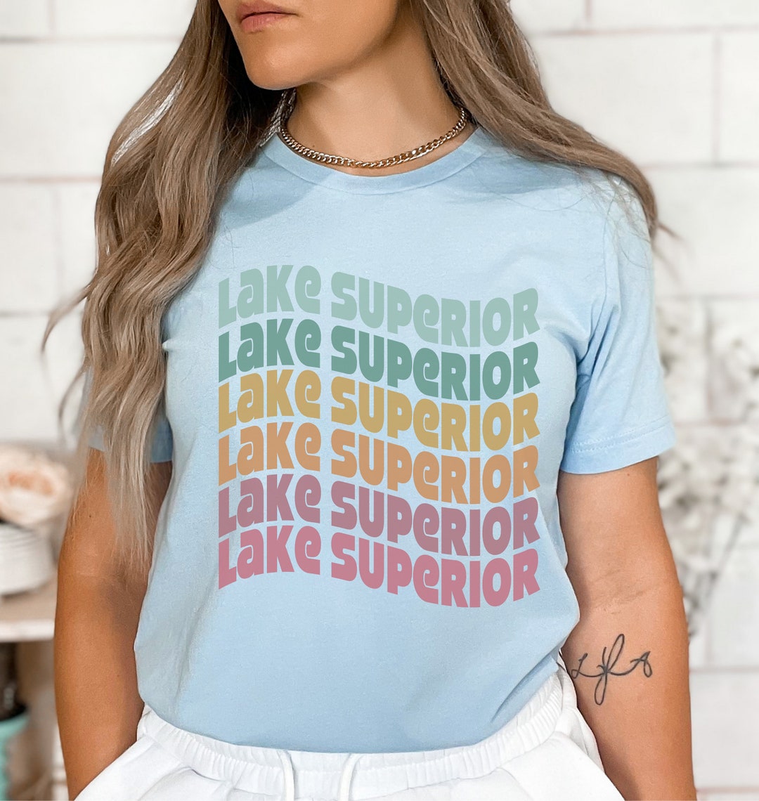 Lake Superior Shirt, Great Lakes Shirt, Hiking Shirt, Boating Shirt ...