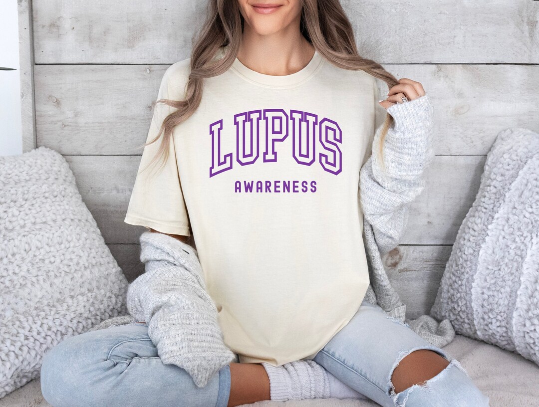 Lupus Awareness Shirt, Fight Lupus Walk Tees, Purple Ribbon Shirts ...