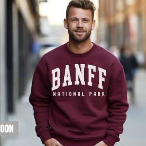 Banff Sweatshirt, Banff Hoodie National Park Sweatshirt, Gift Souvenir ...