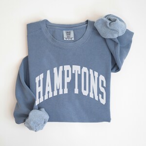 Hamptons Sweatshirt Comfort Colors Crewneck Hamptons, Bachelorette Trip ...