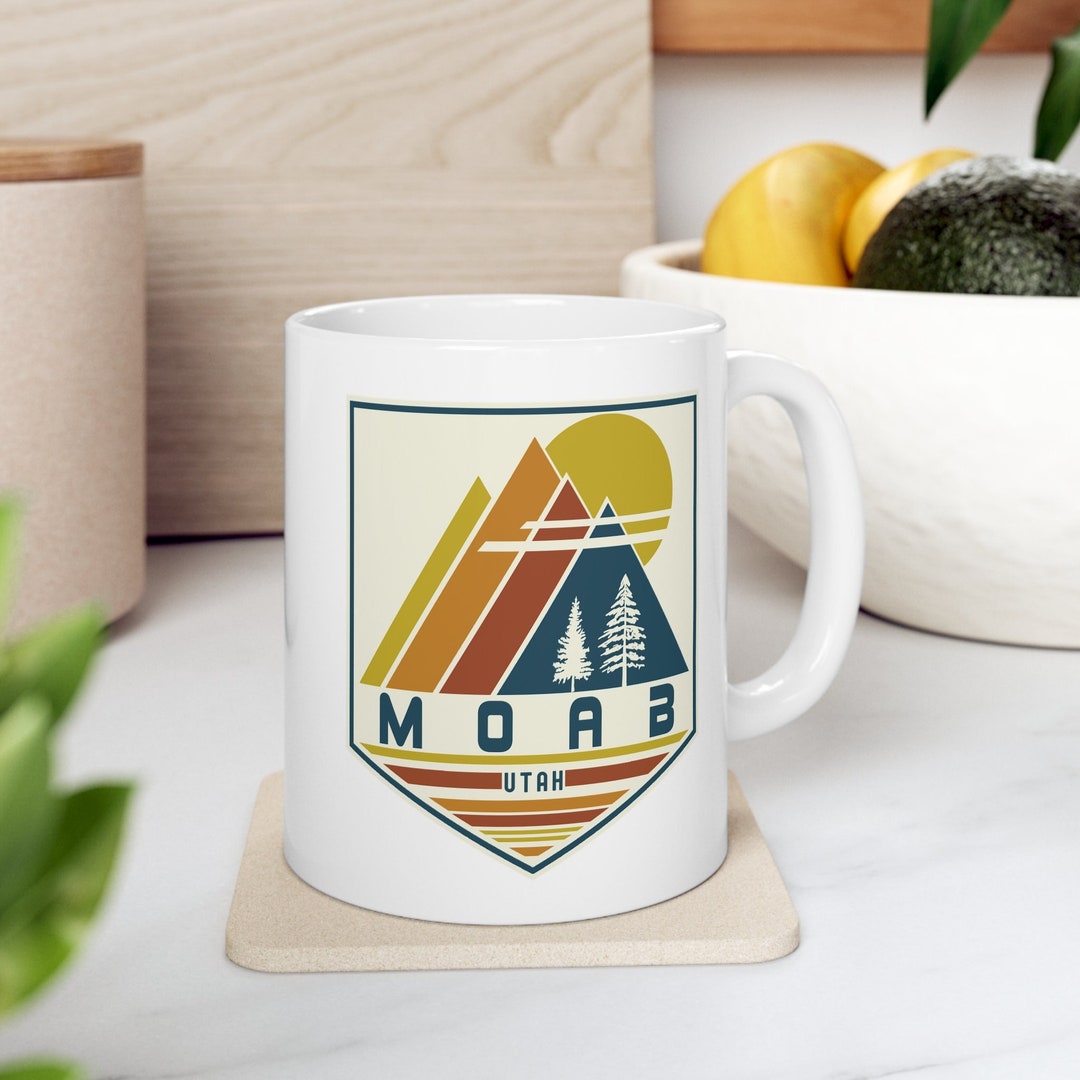 Moab Mug, Utah Mug, Moab Souvenir, Moab Gift, Mountain Mug, Travel Gift ...