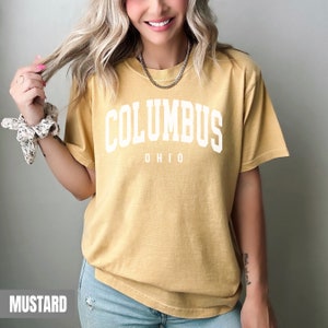 Columbus Shirt, Comfort Colors Columbus Ohio Shirt, Columbus Gift ...