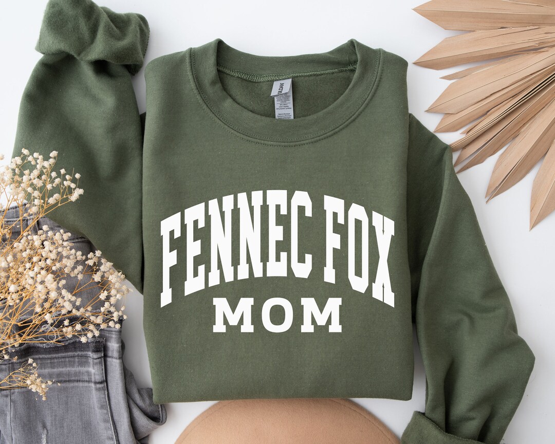 Fennec Fox Mom Sweatshirt Gift, Animal Mama Crewneck, New Pet Present ...