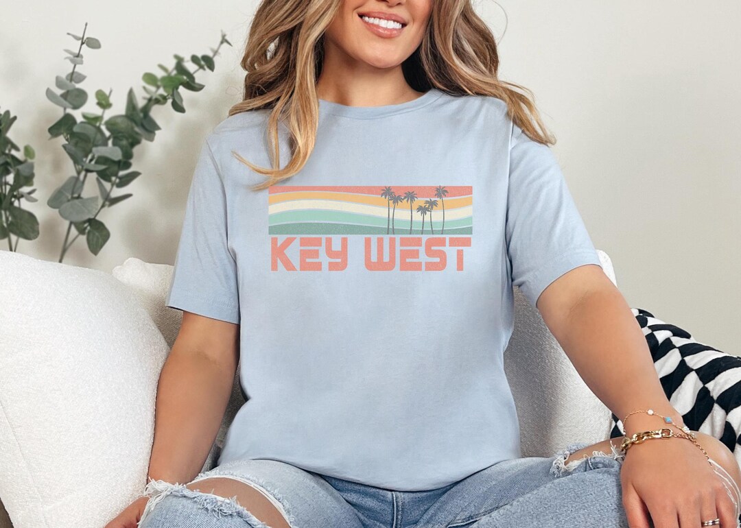 Key West Shirt, Florida Shirt, Retro Beach Shirt, Matching Vacation ...