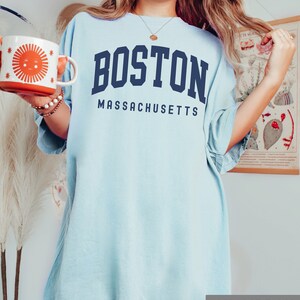 Comfort Colors Boston Massachusetts T-shirt: Travel Souvenir Gift - Etsy