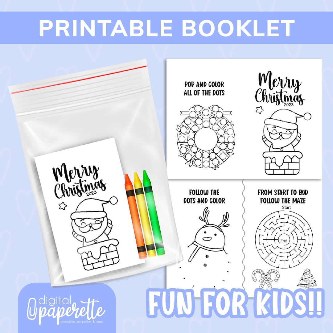 Christmas Printable Booklet | Christmas Books for School | Christmas ...