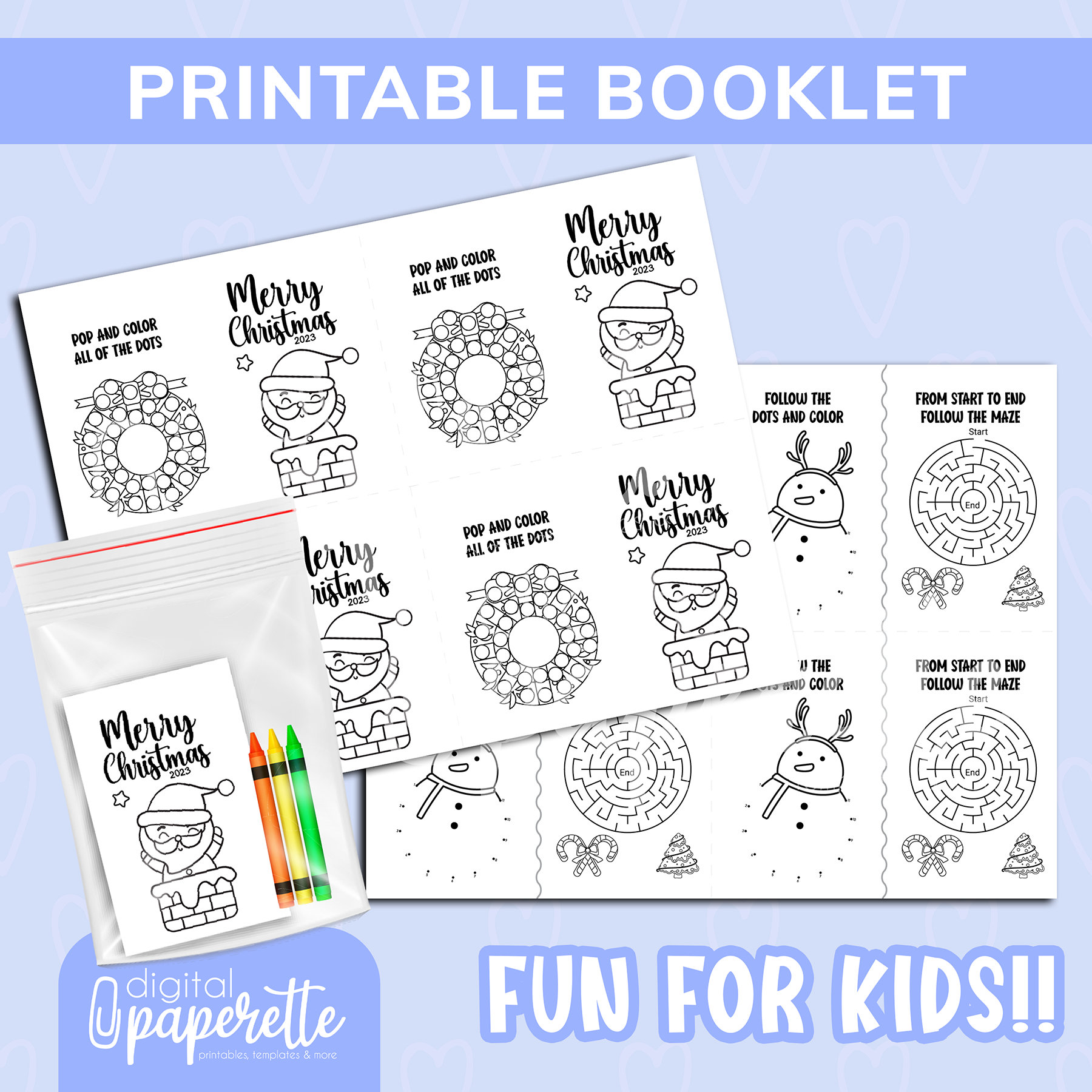 Christmas Printable Booklet | Christmas Books for School | Christmas ...