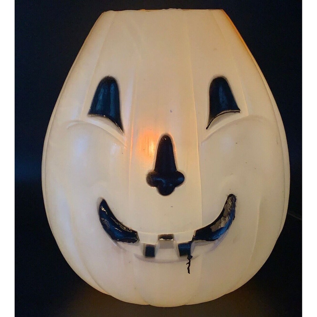 Large Blow Mold 12 Pumpkin Jack O Lantern Jol Halloween Etsy