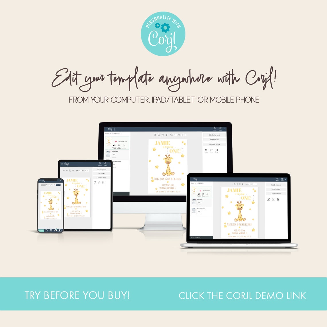 College Send off Editable Invitation Card, Custom Printable Template ...