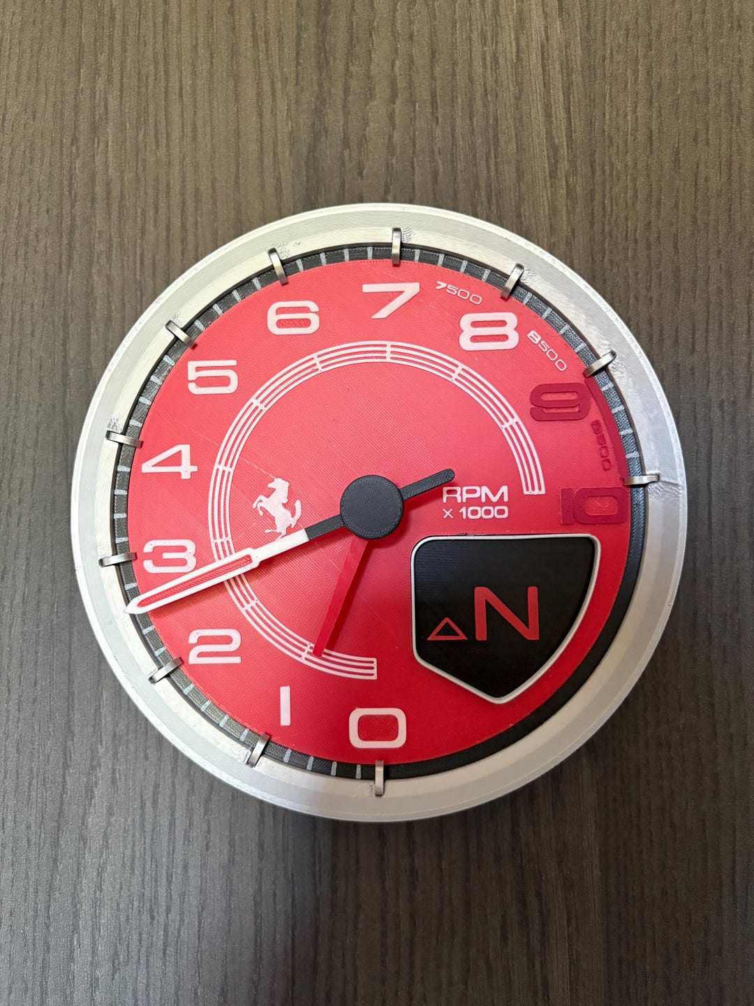 Ferrari 458 Speedometer Wall Clock - Rosso Corsa Christmas Gift for Men ...
