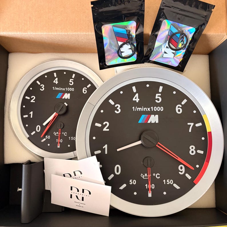 BMW M Wall Clock Tachometer Racing BMW Fan Tuning Carguy Men Gift Gift ...