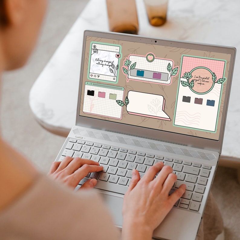 Desktop Wallpaper Organizer Leaves Edition + Folder Icons ...