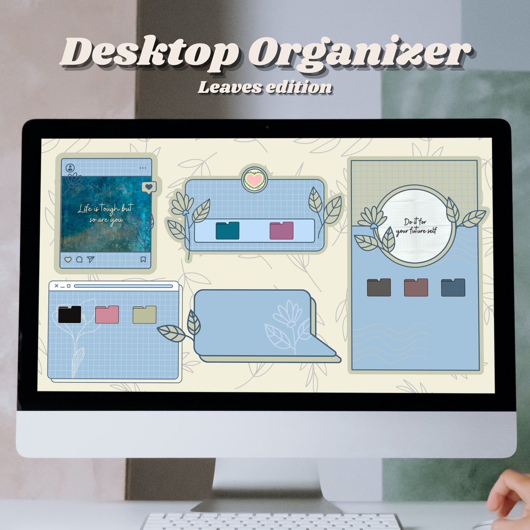 Desktop Wallpaper Organizer Leaves Edition + Folder Icons ...