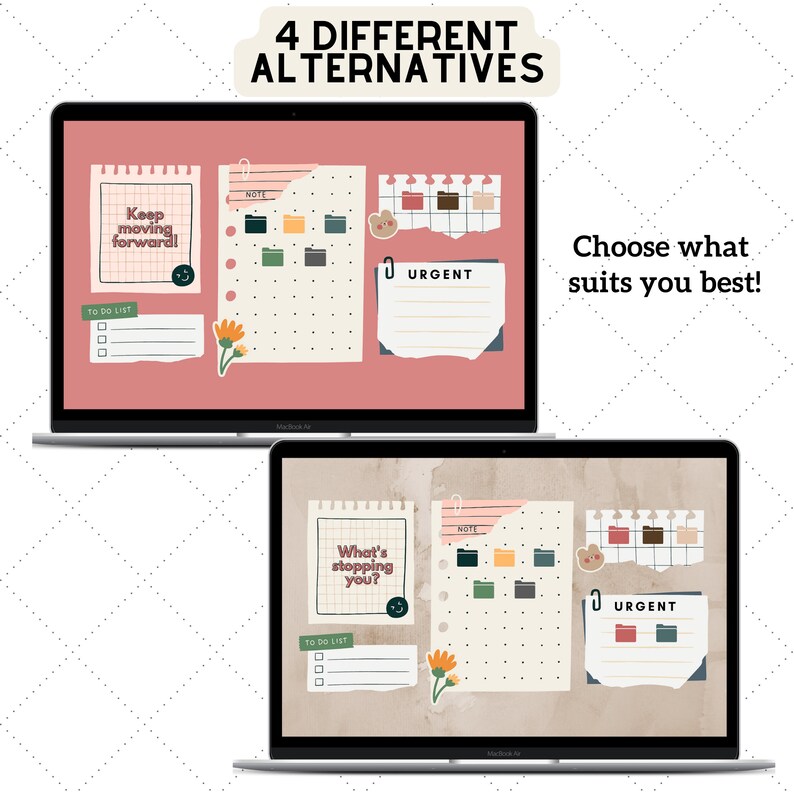 Desktop Wallpaper Organizer Notes Edition + Folder Icons | Customizable ...