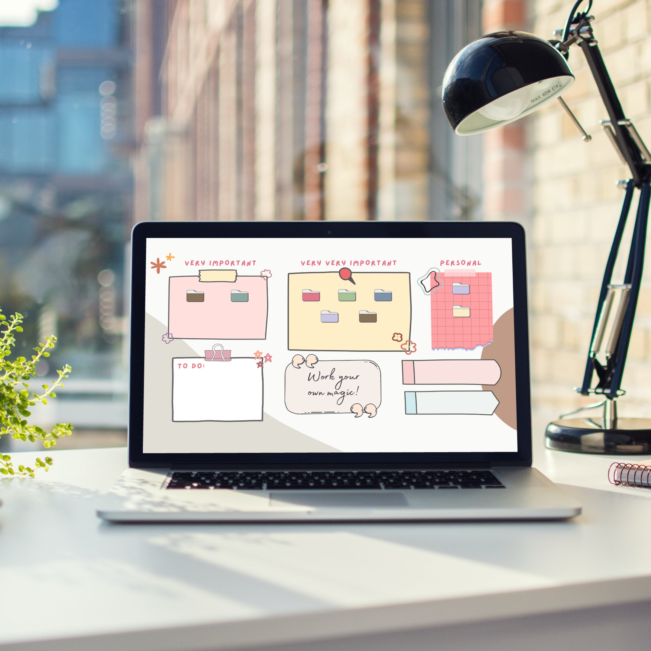 Desktop Wallpaper Organizer Vibrant Edition + Folder Icons ...