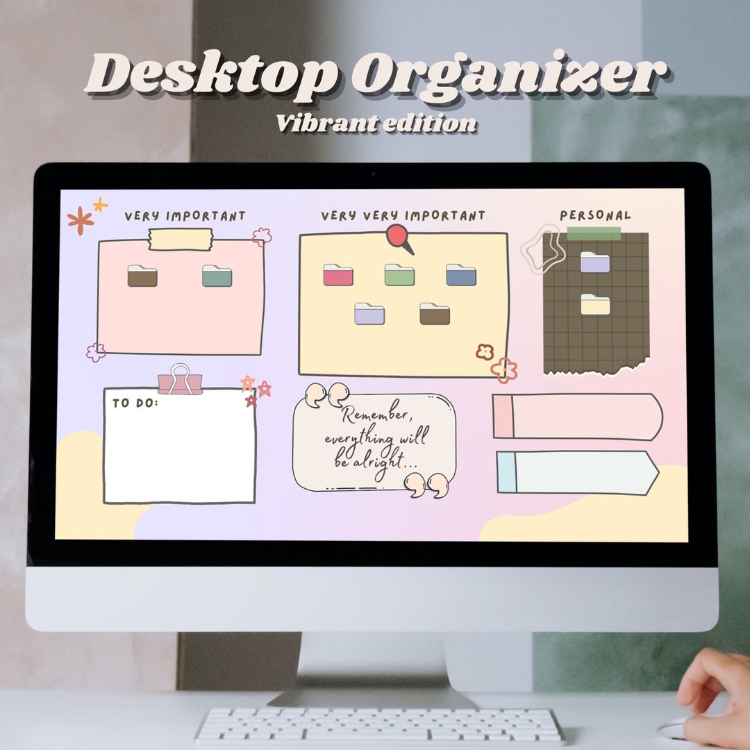 Desktop Wallpaper Organizer Vibrant Edition + Folder Icons ...