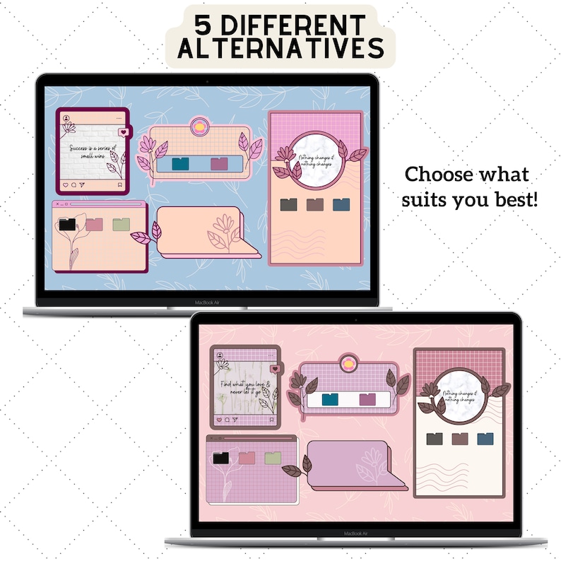 Desktop Wallpaper Organizer Leaves Edition + Folder Icons ...
