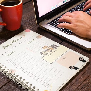 Cat Inspired Daily Planner, Neko Daily Planner, Digital Planner ...