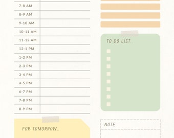 Daily to Do Planner, Instant Download, Printable Planner - Etsy
