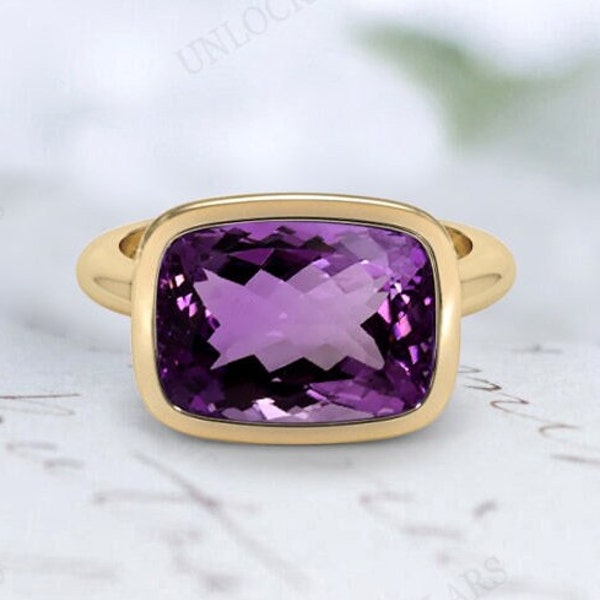 Womens East West Gemstone Ring - Etsy
