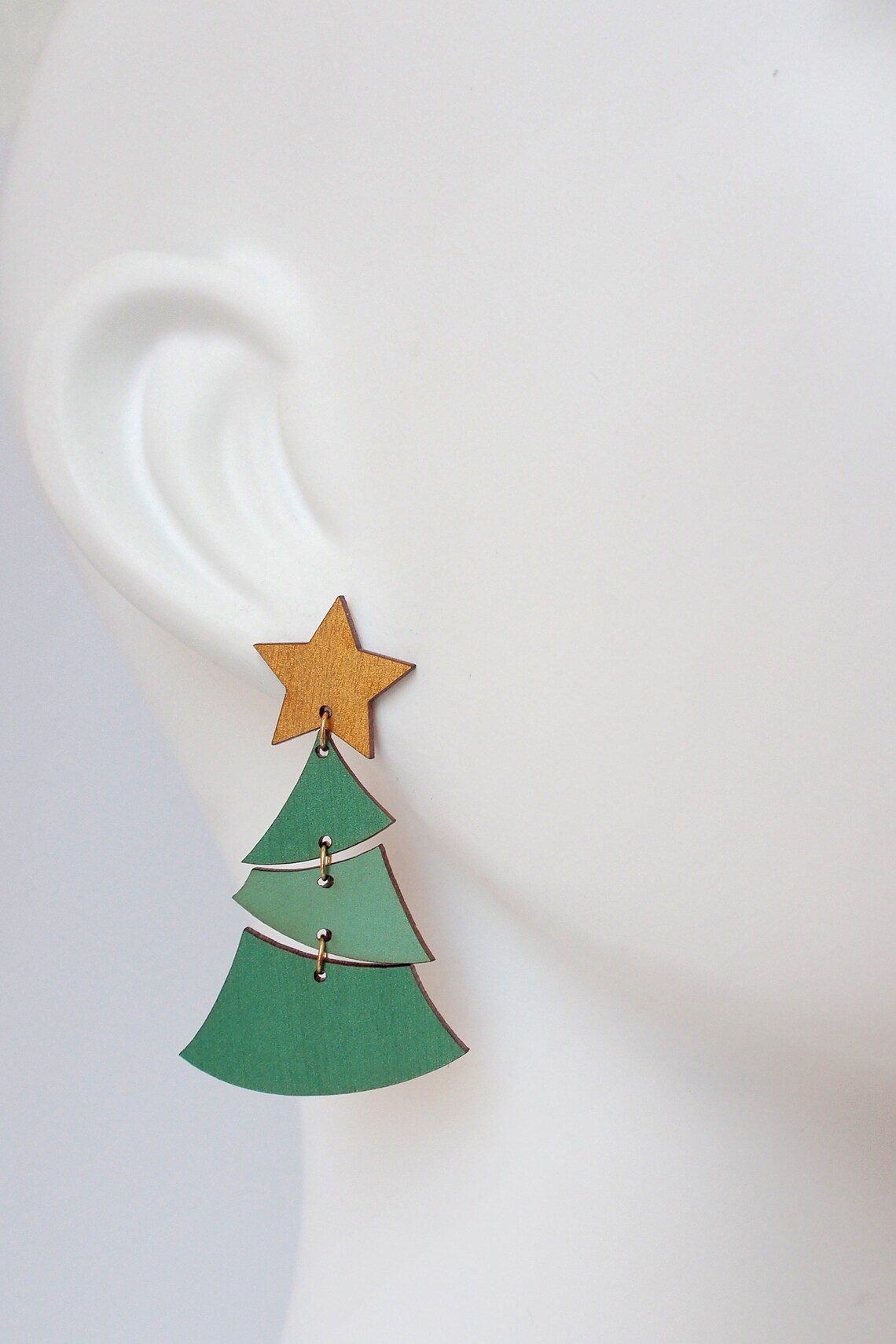 Christmas Tree Earring Laser Cut File Earring DIGITAL - Etsy