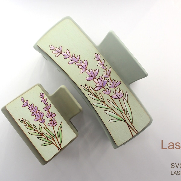 Lavender Hair Clip - Etsy