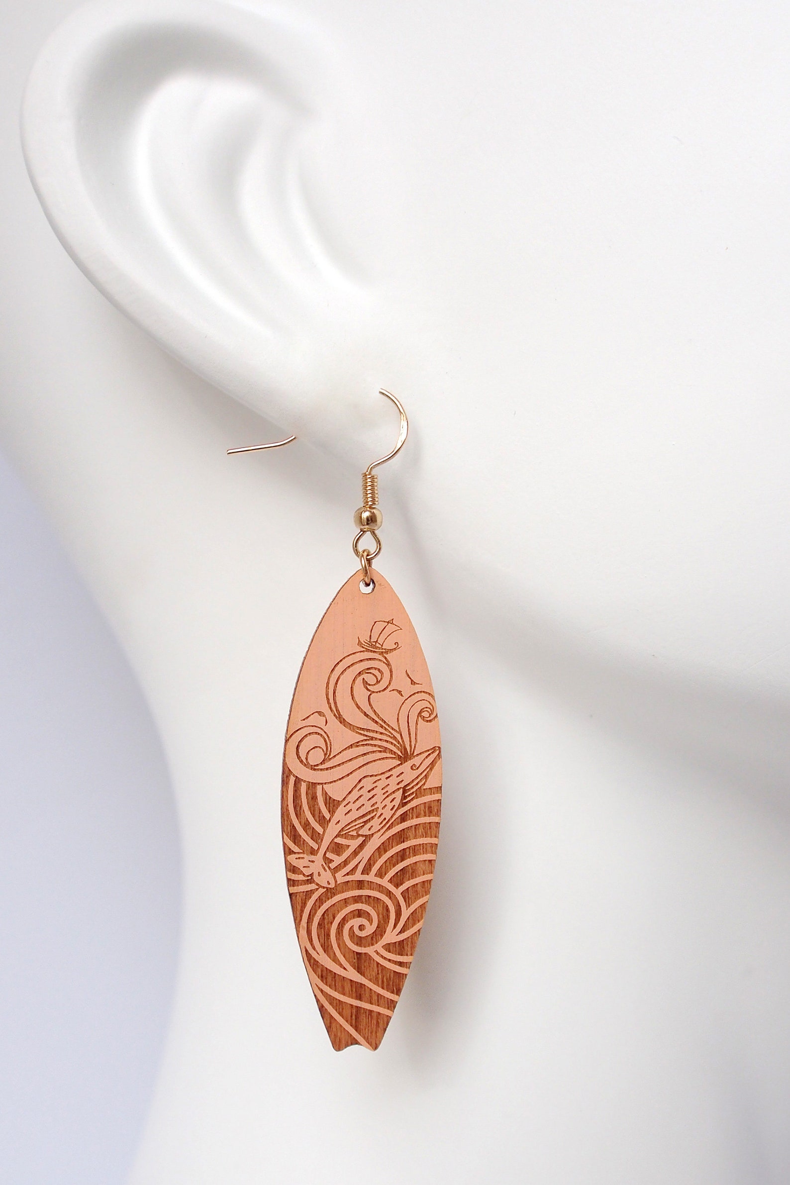 Surf Board Earring Laser Cut File, Earring DIGITAL DOWNLOAD FILE ...