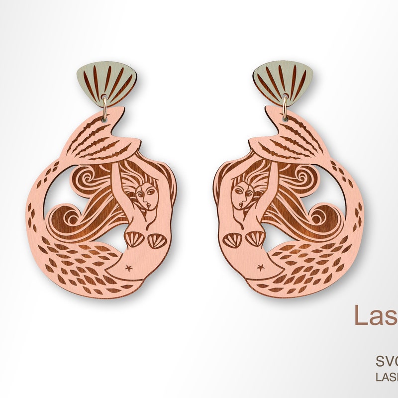 Mermaid Earrings - Etsy