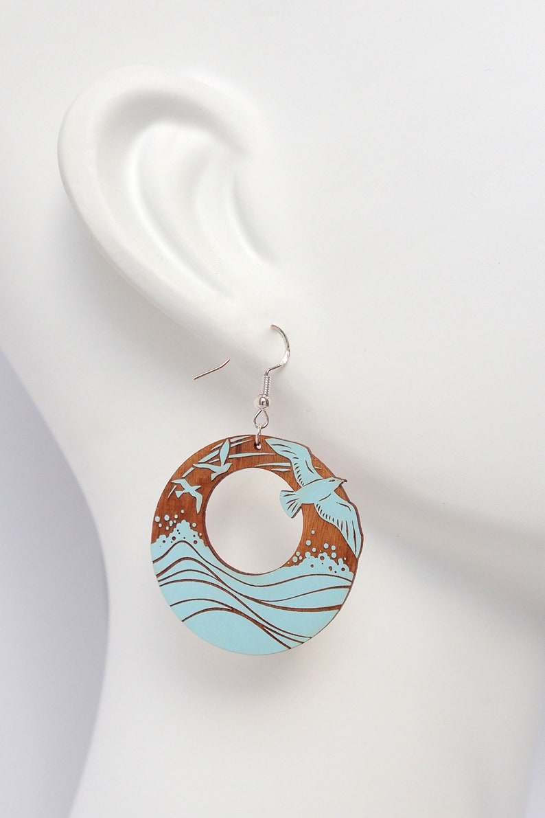 Seagull Earring Laser Cut File (digital Download) - Etsy Canada