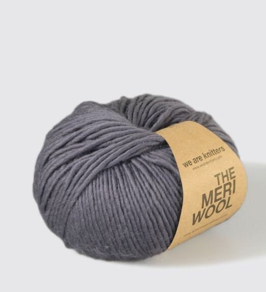 The Meriwool | WE ARE KNITTERS | 100% Merino Wool | Dark Grey| Dusty ...