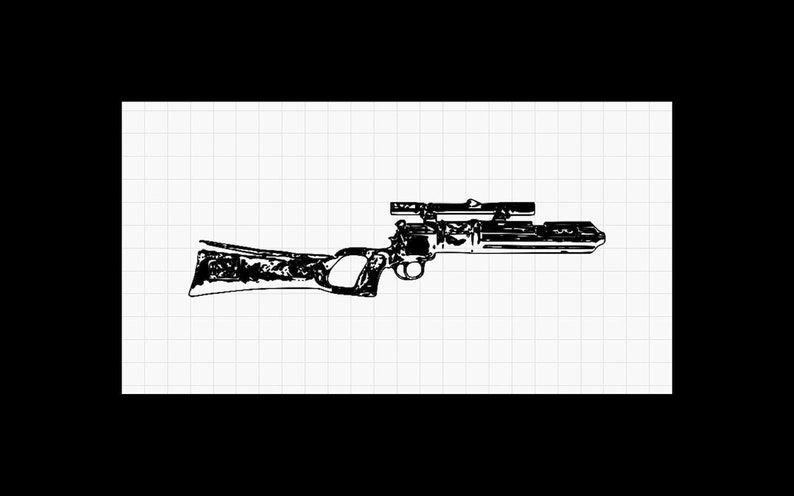 Star Wars - Boba Fett - EE3 Blaster SVG/PDF/DXF - Etsy