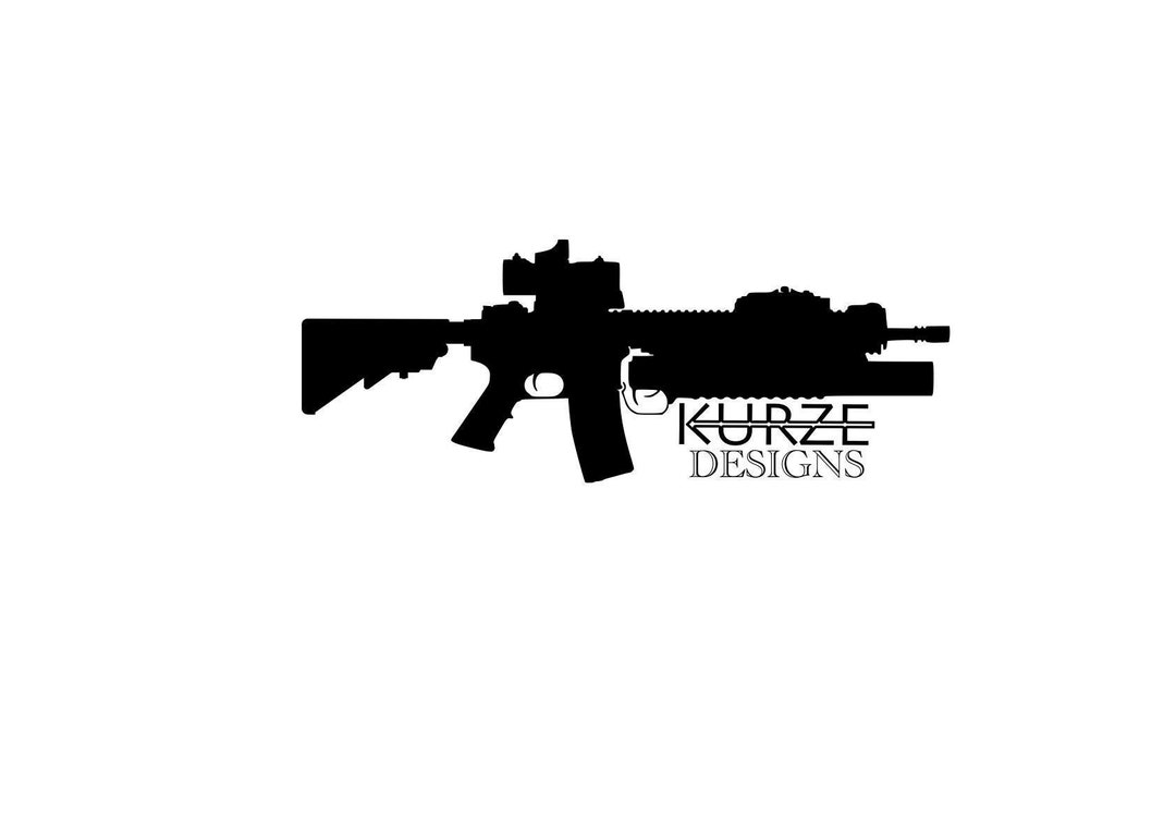 14.5 Block II M4 With 40mm Launcher Outline Svg/dxf/pdf - Etsy