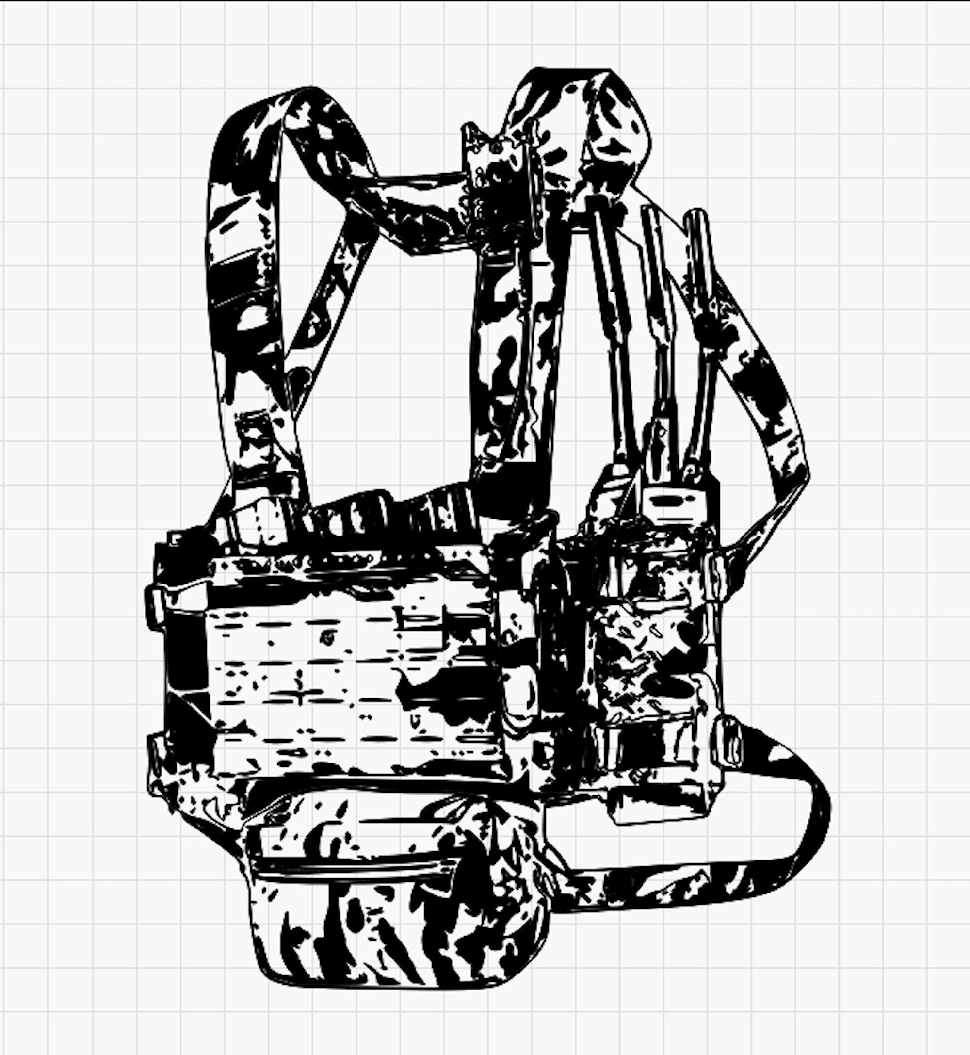 Spiritus - Mk5 - Chest Rig - Art SVG/PDFDXF - Etsy