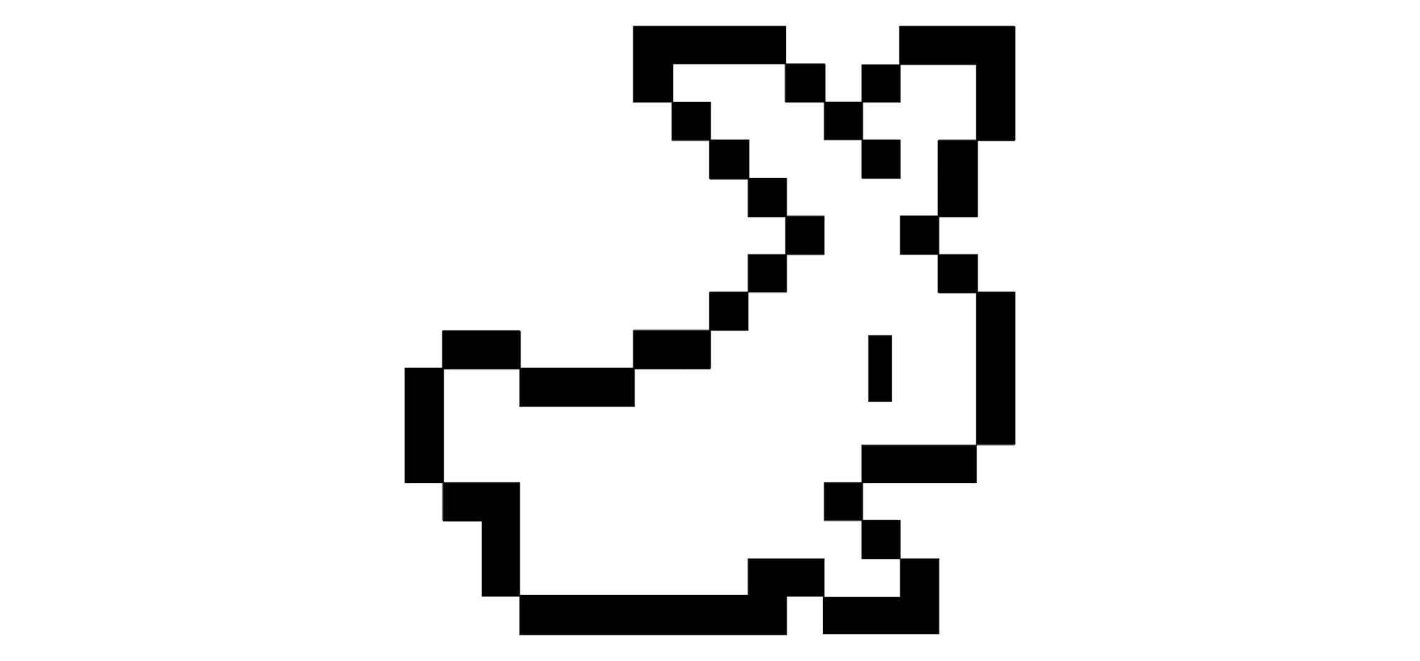 Stardew Valley Pixel Rabbit Simple SVG/PDF/DXF - Etsy
