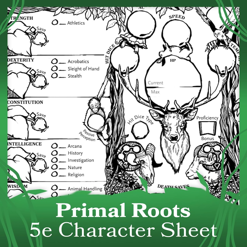 Primal Characters - Etsy