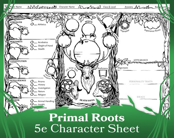 Dnd Character Sheet Victorian Dungeons and Dragons Character Sheet Dnd ...