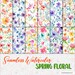 SEAMLESS Watercolor Spring Flower-floral Digital Paper - Etsy