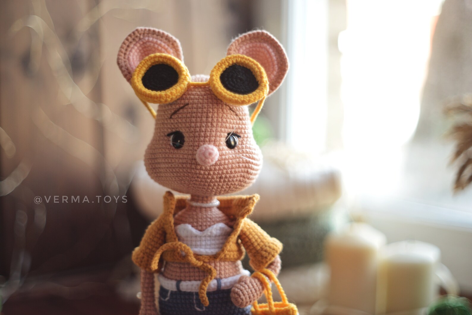 Crochet Pattern Cute Mouse Pixie Doll PDF - Etsy