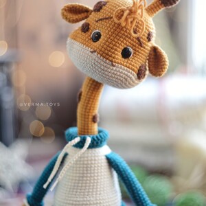 Crochet Pattern Cute Giraffe Melvin Doll PDF - Etsy