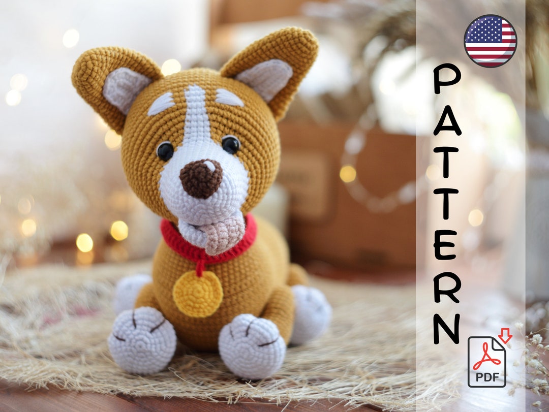 Crochet Pattern Corgi Dog Amigurumi PDF - Etsy