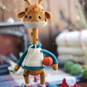 Crochet Pattern Cute Giraffe Melvin Doll PDF - Etsy