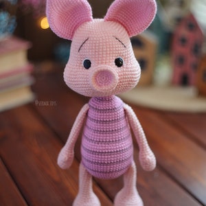 Crochet Pattern Cute Piglet PDF - Etsy