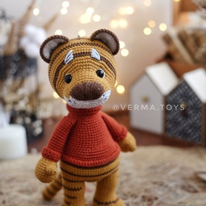 Crochet Pattern Tiger Louis Amigurumi PDF - Etsy