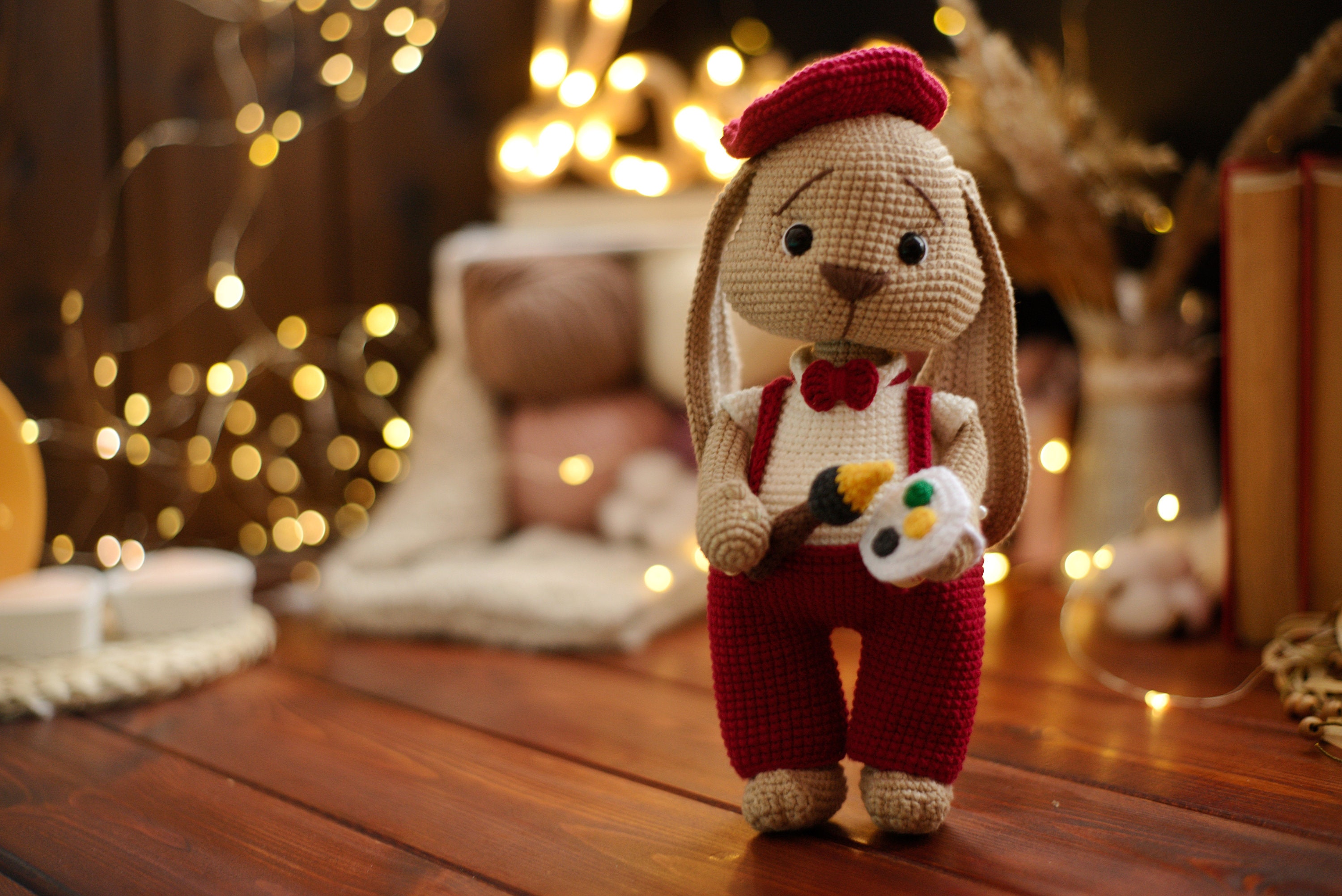 Crochet Pattern Amigurumi Bunny Joe PDF - Etsy