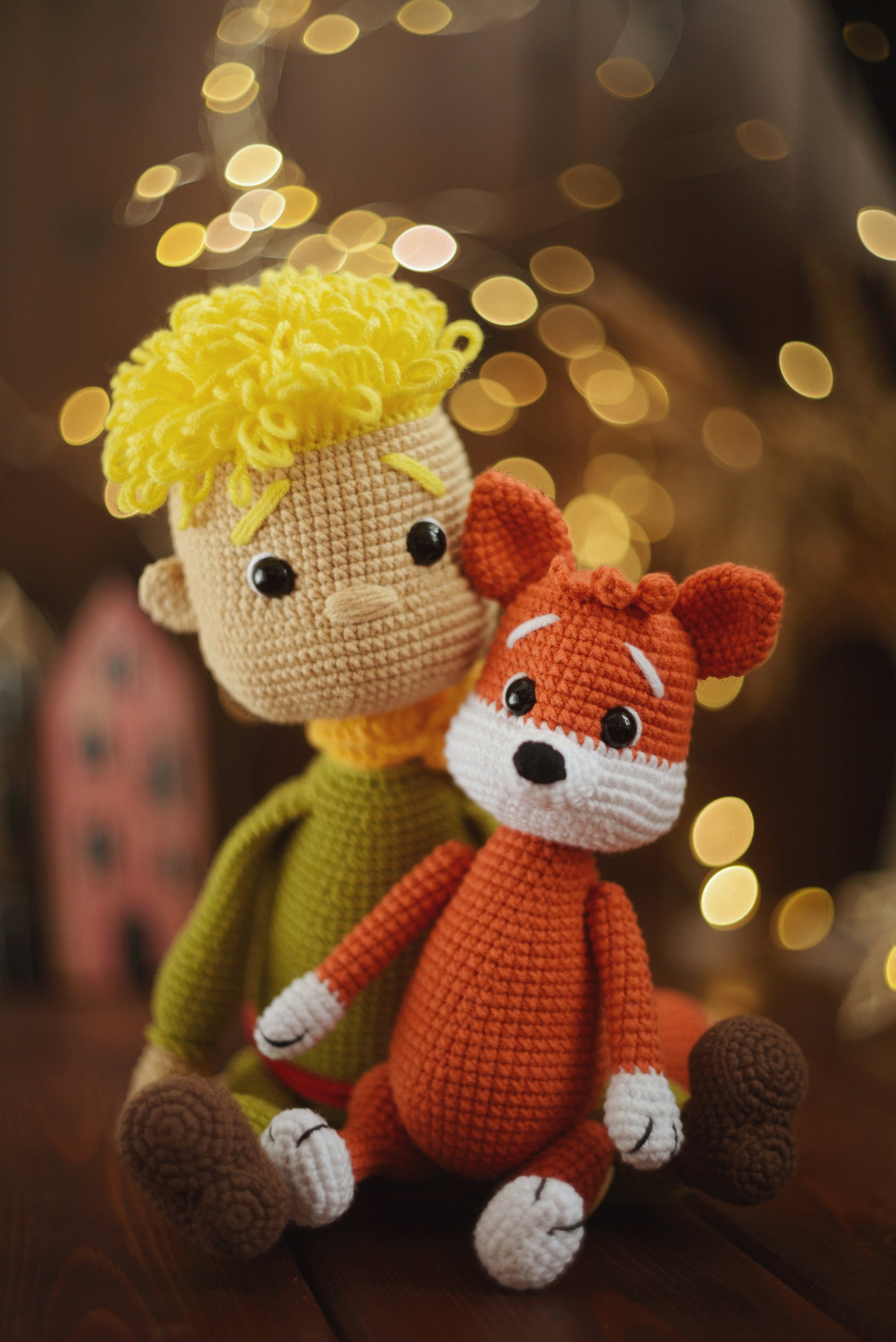 Crochet Pattern Cute Little Prince and Fox Amigurumi PDF - Etsy