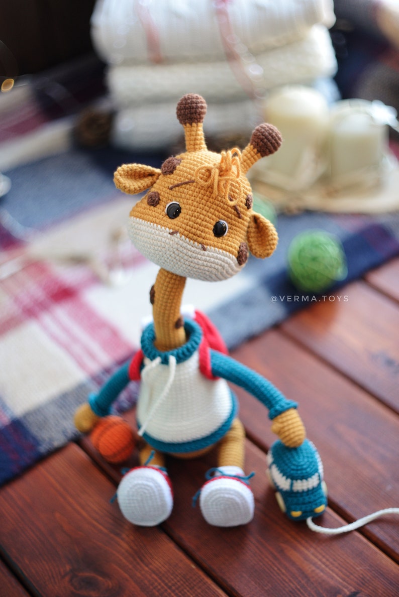 Crochet Pattern Cute Giraffe Melvin Doll PDF - Etsy