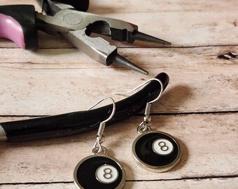 14k 8 Ball Charm Pendant, Solid Gold Billiards 8 Ball, Magic 8 Ball ...